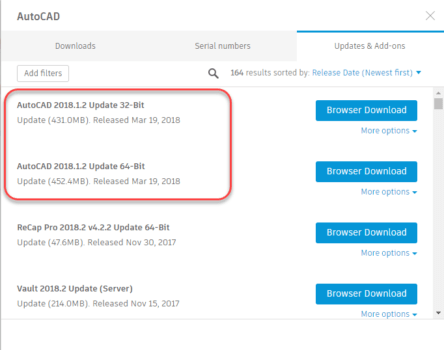 AutoCAD 2018.1.2 Update - BIM there. Done that.