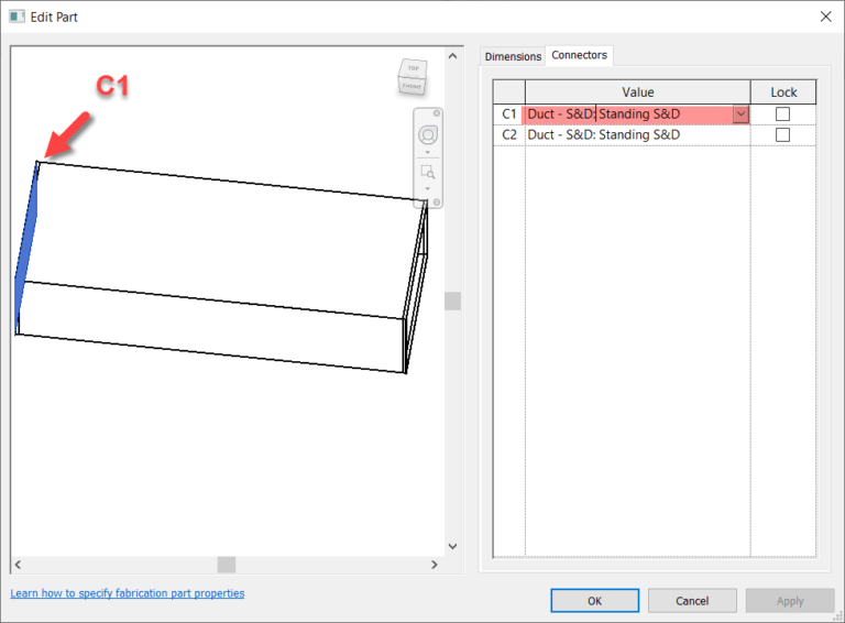 Autodesk Fabrication - Determining C1/C2 Connectors in Revit - BIM ...