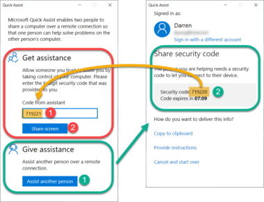 Windows Quick Assist - BIM there. Done that.