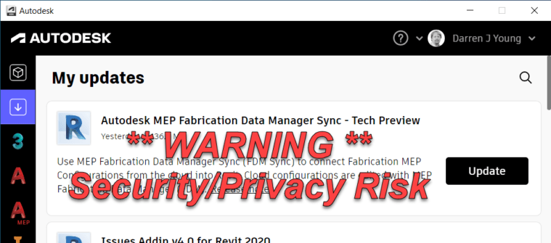 Review/Warning - MEP Fabrication Data Manager Sync (Technical Preview) - BIM there. Done that.